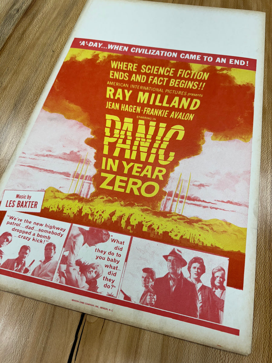 Panic in Year Zero First Edition Standard Original Movie Cards/Posters – The Attic Apparel ...