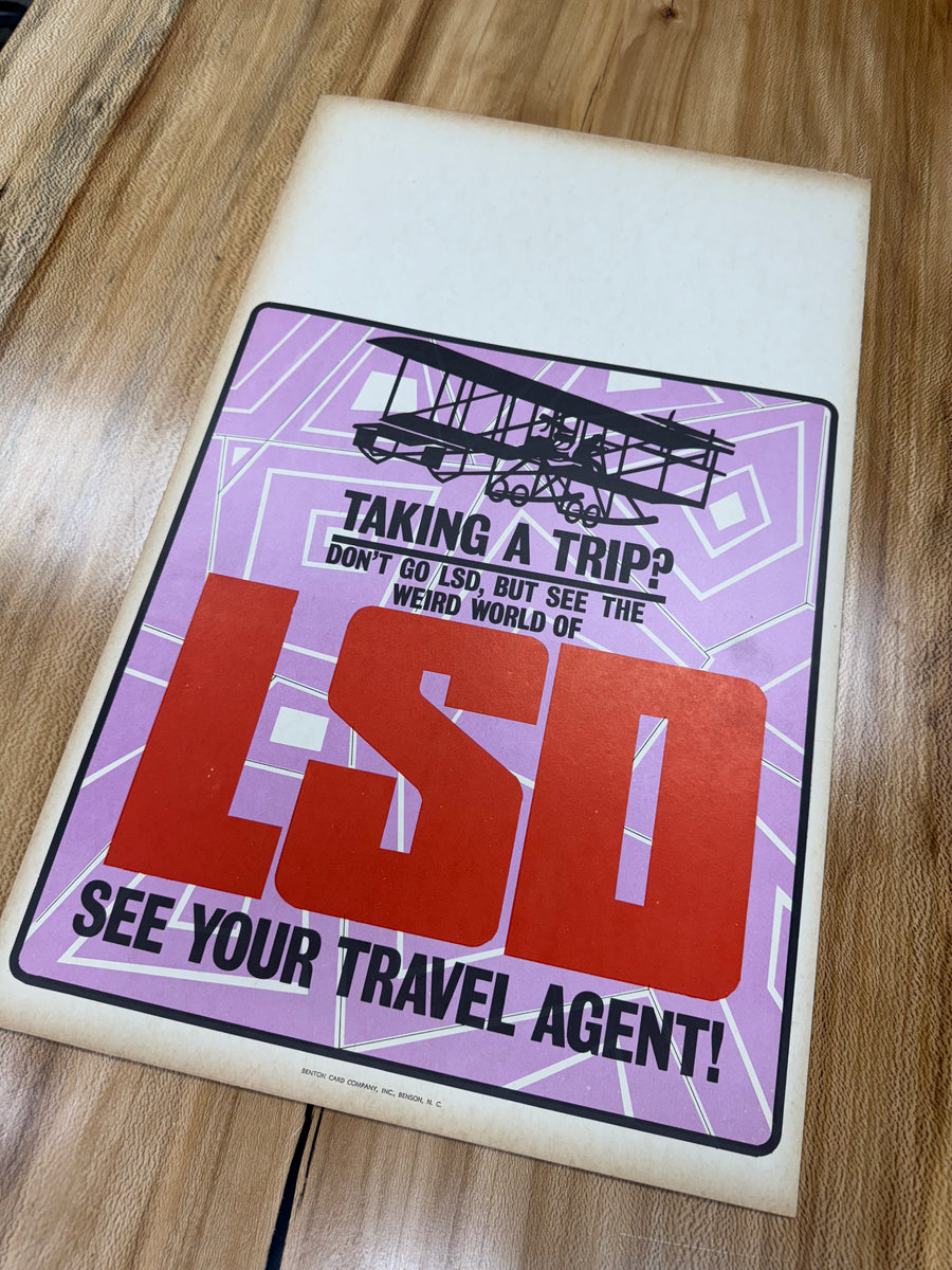 SUPER RARE LSD First Edition Window Card - 14 x 22 – The Attic Apparel ...