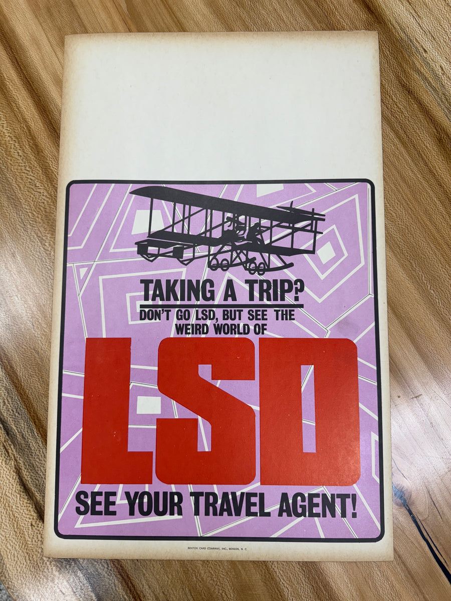 SUPER RARE LSD First Edition Window Card - 14 x 22 – The Attic Apparel ...